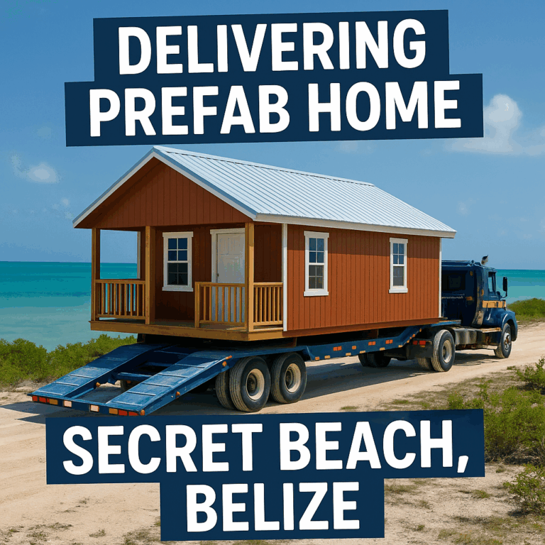 From Factory Floor to Sandy Shores: Prefab Home Delivery – Secret Beach ...